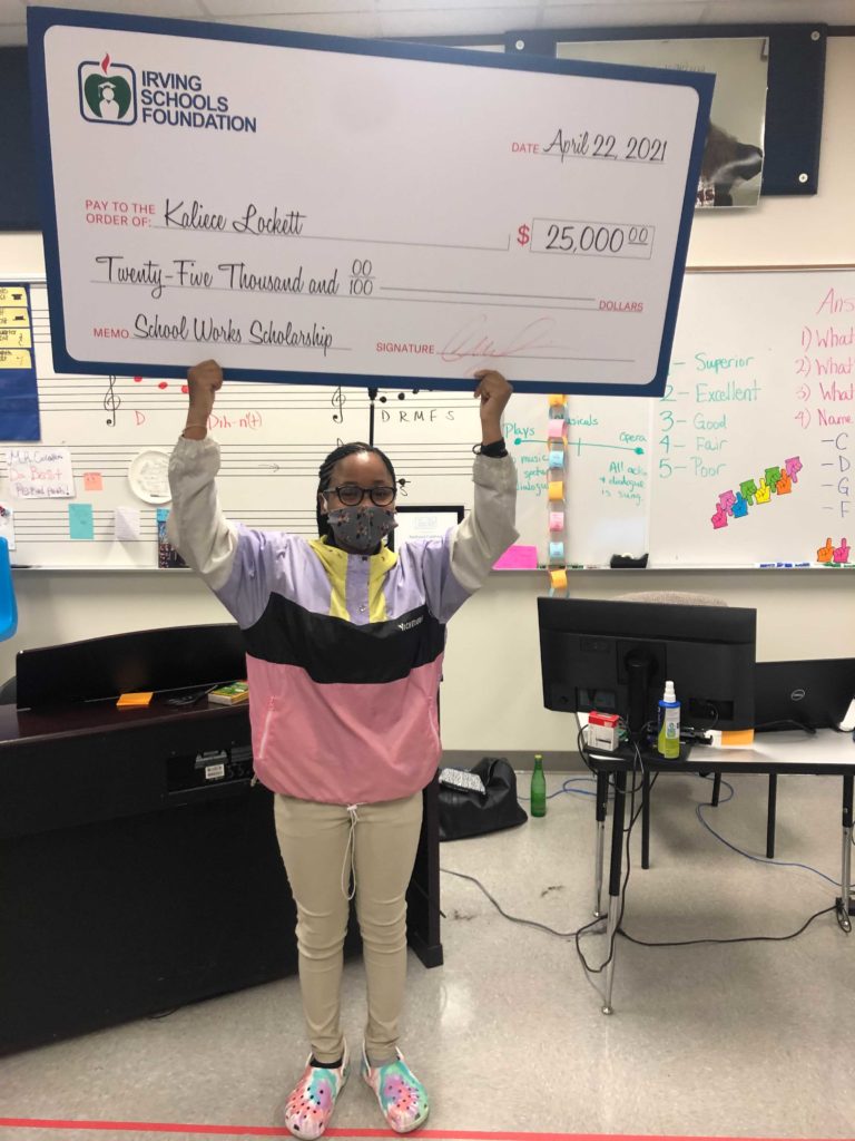Student Spotlight: Kaliece Lockett - Irving Schools Foundation